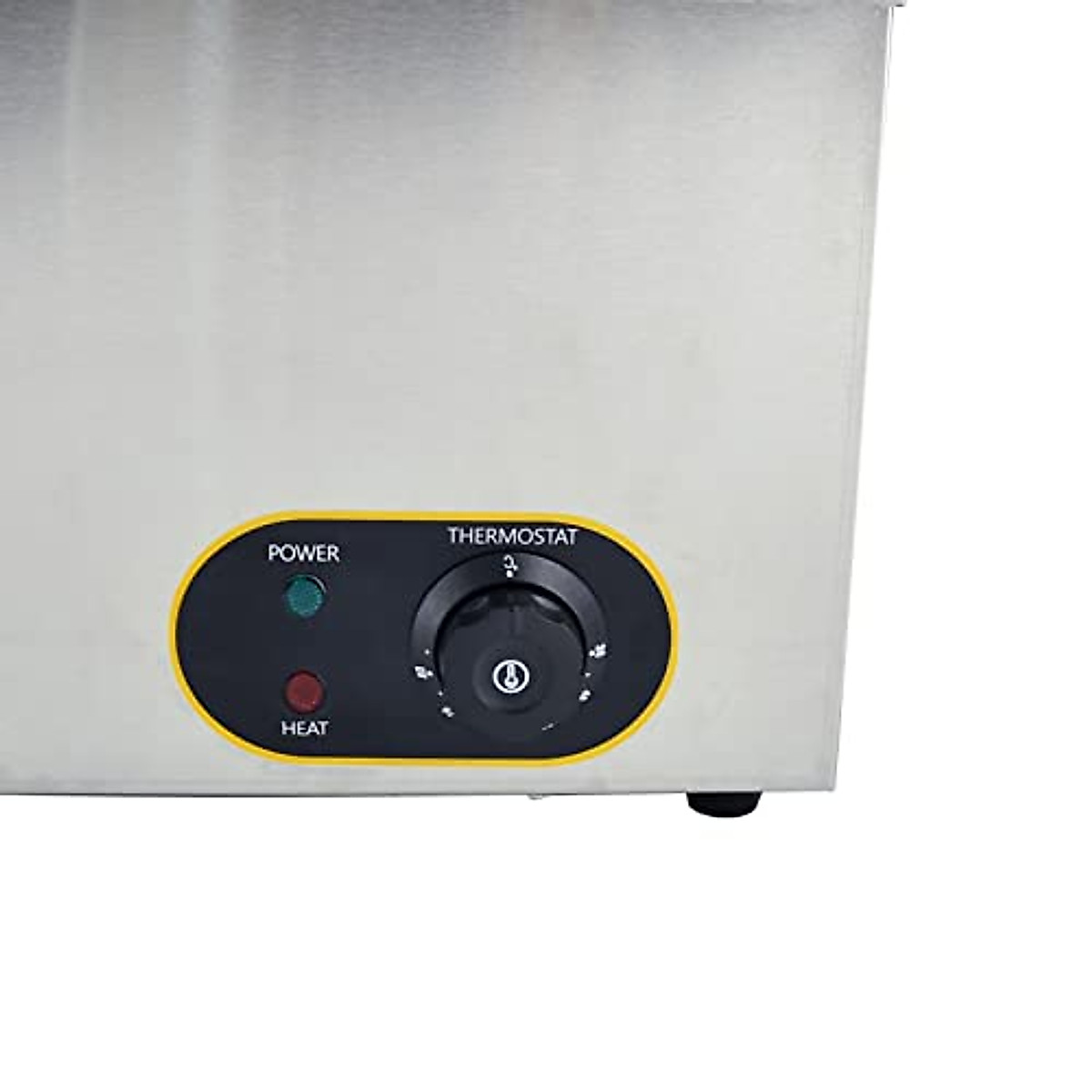 MOOTACO Steam Table Electric Food Warmers 1500W Commercial Food Warmer Countertop 4 Pan Bain Marie Buffet Servers Thermostat 30-85 °C with Lids & Drain Tap for Parties Restaurants Catering