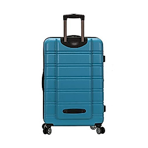 Rockland Melbourne Hardside Expandable Spinner Wheel Luggage, Turquoise, 2-Piece Set (20/28)