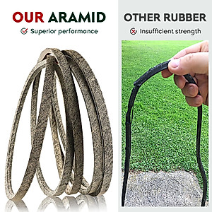 AEagle Aramid Cord Lawn Tractor Drive Belt 1/2 X 82 Inch for Craftsman Husqvarna AYP Poulan Ssars 140294 531300768 532140294