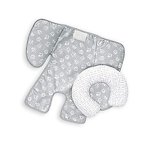 Ingenuity All Comfy Head & Body Support Cushion for Car Seats, Strollers, & Bouncers - Mist