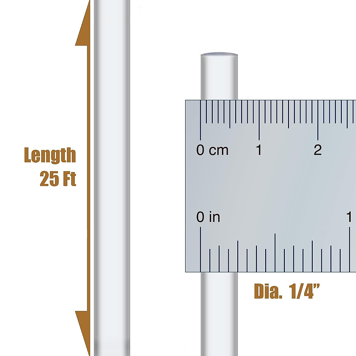 Lumpro 1/4'' Vinyl Sling Chair Spline Solid Awning Cord Replacement for Patio Fabric Chaise Lounge Outdoor Sling Chair Lawn Garden Pool Furniture Repair (25 Ft)