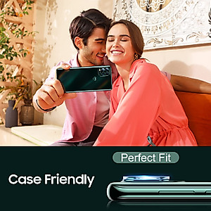 UniqueMe [ 2+2 Pack Screen Protector Compatible with Motorola moto G stylus 5G 2021 Tempered Glass Screen Protector + Camera Lens Protector [Not for Moto G Stylus 4G 2021]【Only for 2021 model】