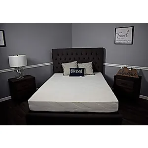 American Mattress Company 8" Graphite Infused Memory Foam-Sleeps Cooler-100% Made in The USA-Medium Firm (34x75)