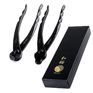 Wazakura Forged Japanese Bonsai Tool Set MADE IN JAPAN, Bonsai Tree Wire Cutter 7.7inch(195mm) + Bonsai Pliers 8.25inch(210mm)