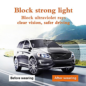 TERAISE Clip On Sunglasses Flip up HD Polarized Unisex for Outdoor/Driving UV400