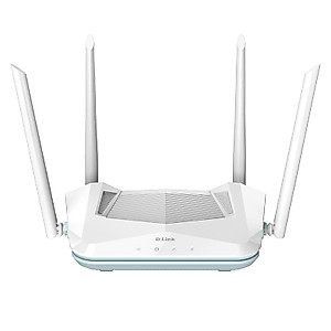 D-Link WiFi 6 Router, AX1500 Ai Series 802.11AX Smart Home Wireless Internet Gigabit Dual Band Network System (R15)