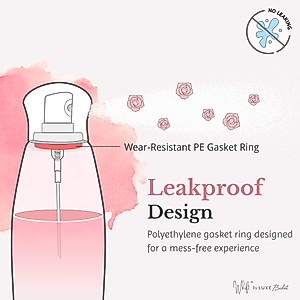 LUXE Bidet Whift Toilet Scents Spray, Rose Petal, Value Size - 4 oz / 120 mL