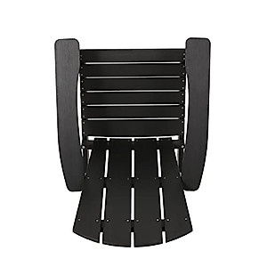 Christopher Knight Home Culver Adirondack Chair, Black