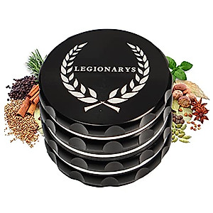 LEGIONARYS Spice & Herb Manual Grinder 2.4” – Durable and Easy Grip Herb Grinder