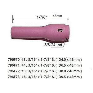 RIVERWELD TIG Gas Lens Collet Body 45V 13N Series Alumina Ceramic Cup 13N 53N 796F Series Assorted Size Kit Fit SR WP 9 20 25 TIG Welding Torch 46pcs