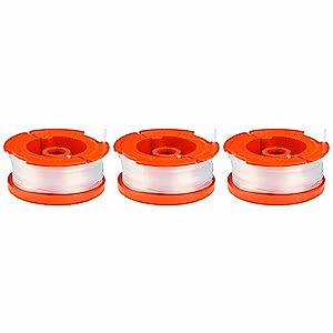 CRAFTSMAN String Trimmer Line, 0.065- Inch, 3-Pack Spools, 30 Foot (CMZST0653), Red