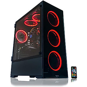 Alarco Gaming PC Desktop Computer Intel i7 3.40GHz,16GB Ram,1TB Hard Drive,Windows 10 pro,WiFi Ready,Video Card Nvidia GTX 750 4GB, 6 RGB Fans with Remote