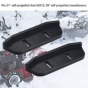 1728567001 A149BS 780-126 Snow Thrower Runner Single Composite Skid Shoe Compatible With Craftsman MTD TroyBilt 1724868, 1728567 3" C to C Snow Blower, Replaces Models 1728567021, 1728567BDG - 2 pack