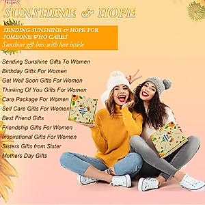 CHLJAR Sunflower Gifts for Women, Christian Gifts for Women Faith, Birthday Gifts, Catholic Spiritual Gifts, Thanking of You Gift for Her Mom Wife Bestie Sister Friend Grandma