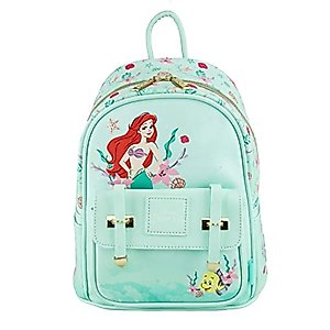 Disney The Little Mermaid Wondapop 11 Inch Vegan Leather Mini Backpack
