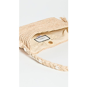 L*Space Women's AZALEA BAG, Natural, White, Black, Grey, One Size