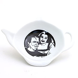 The Munsters teabag holder, teapot shaped tea bag dish- Lennymud by Lorrie Veasey