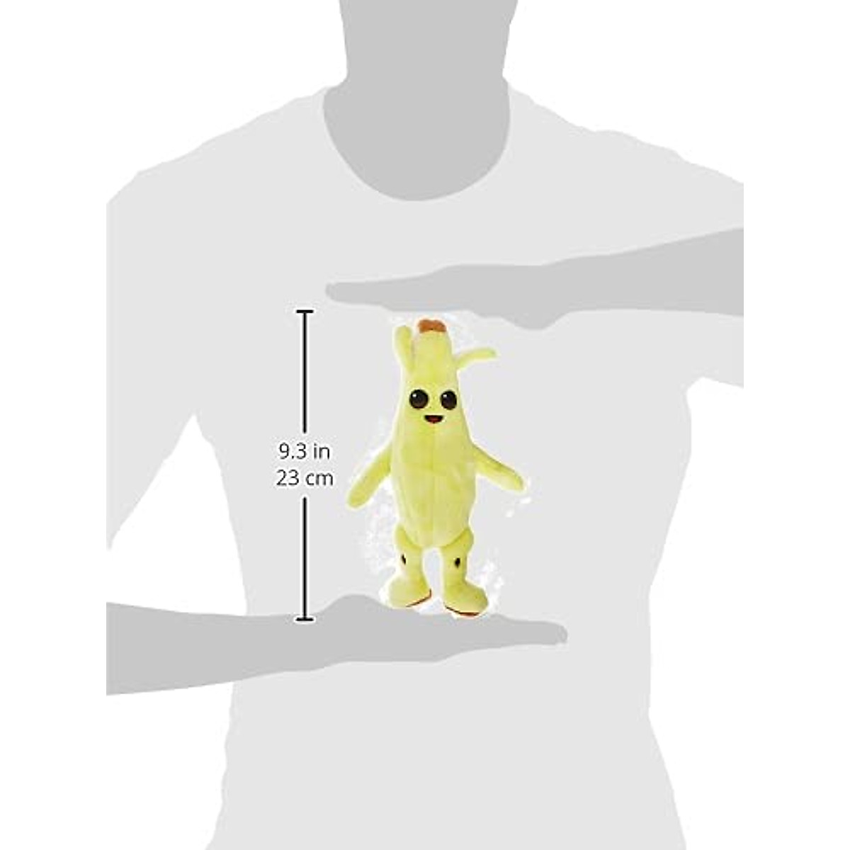 Fortnite FNT0245 ca Plüsch Schali Loot Scarf Figure Approx. 20 cm, Plush Banana
