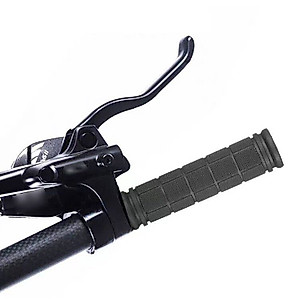 2 Pair / 4 Pair Bicycle Handlebar Grips Bike Grips Non-Slip Rubber Mushroom Grips for BMX/MTB/Boys and Girls Kids Bikes Grips (2 Pair Black)