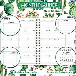 2023 Planner - Planner 2023, 2023 Planner Weekly and Monthly with Printed Tabs, Jan. 2023-Dec. 2023, 8'' × 10'', Monthly Printed Tabs, Twin-Wire Binding, Perfect for Home Office Using