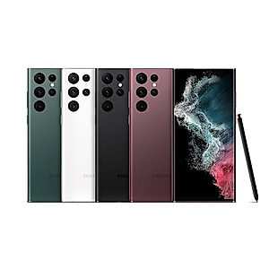 SAMSUNG Galaxy S22 Ultra Cell Phone, Factory Unlocked Android Smartphone, 256GB, 8K Camera, Brightest Display Screen, S Pen, Long Battery Life, Fast 4nm Processor, US Version, 2022, Phantom Black