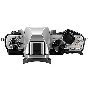Olympus OM-D E-M10 Mirrorless Digital Camera (Silver)- Body only