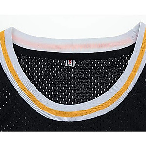 Yeee JPEglN Biggie Smalls Jersey BadBoy #72 Basketball Jersey S-XXXL (Black, XL)