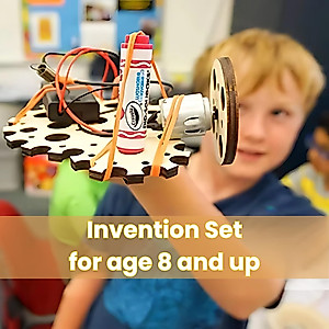 Tinkering Labs Robotics Engineering Kit | Designed by Scientists in USA | 50+ Parts | 10+ STEM Projects For Kids 8-12 | Learn Electronics, Science | Grow Creativity, Grit | Great DIY Inventor Toy Gift