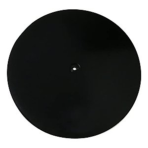 Turntable Organizer Smooth Ball Bearing Rotating Tray Geesatis 12" Acrylic Lazy Susan Plate for Kitchen Base Turn Dining Table, Black