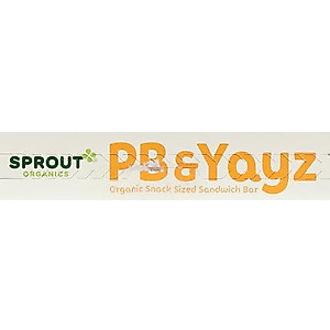 Sprout Organics PB & Yayz Sandwich Bars Peanut Butter & Banana, Organic Gluten Free Toddler Snack