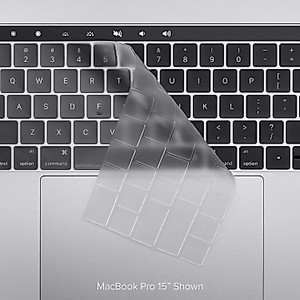 Uppercase GhostCover® Premium Ultra Thin Keyboard Cover Protector Compatible with 2020 2021 2022 Intel or M1/M2-Based MacBook Pro 13" and 2019-2020 Intel-Based MacBook Pro 16" A2338 A2289 A2251 A2141