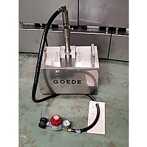 Goede G-2-90 Stainless Steel Forge/Foundry Burner with Regulator and Gauge