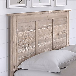 Bush Furniture River Brook Headboard, Queen, Barnwood