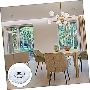 SEWOART Mop Replacement Head Automatic Mop Heads Cleaning Head for Mop Cleaning Mops Refill Easy Cleaning Mop Industrial Mop Replacement Mop Head Mop Head Replacement Cotton Thread