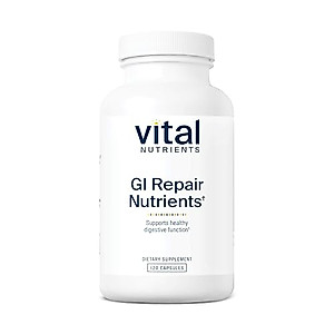 Vital Nutrients GI Repair Nutrients | Leaky Gut Capsule with L Glutamine and N-Acetyl | Digestive Enzyme Supplement to Support Gut Health and Digestion | Gluten and Dairy Free | 120 Capsules