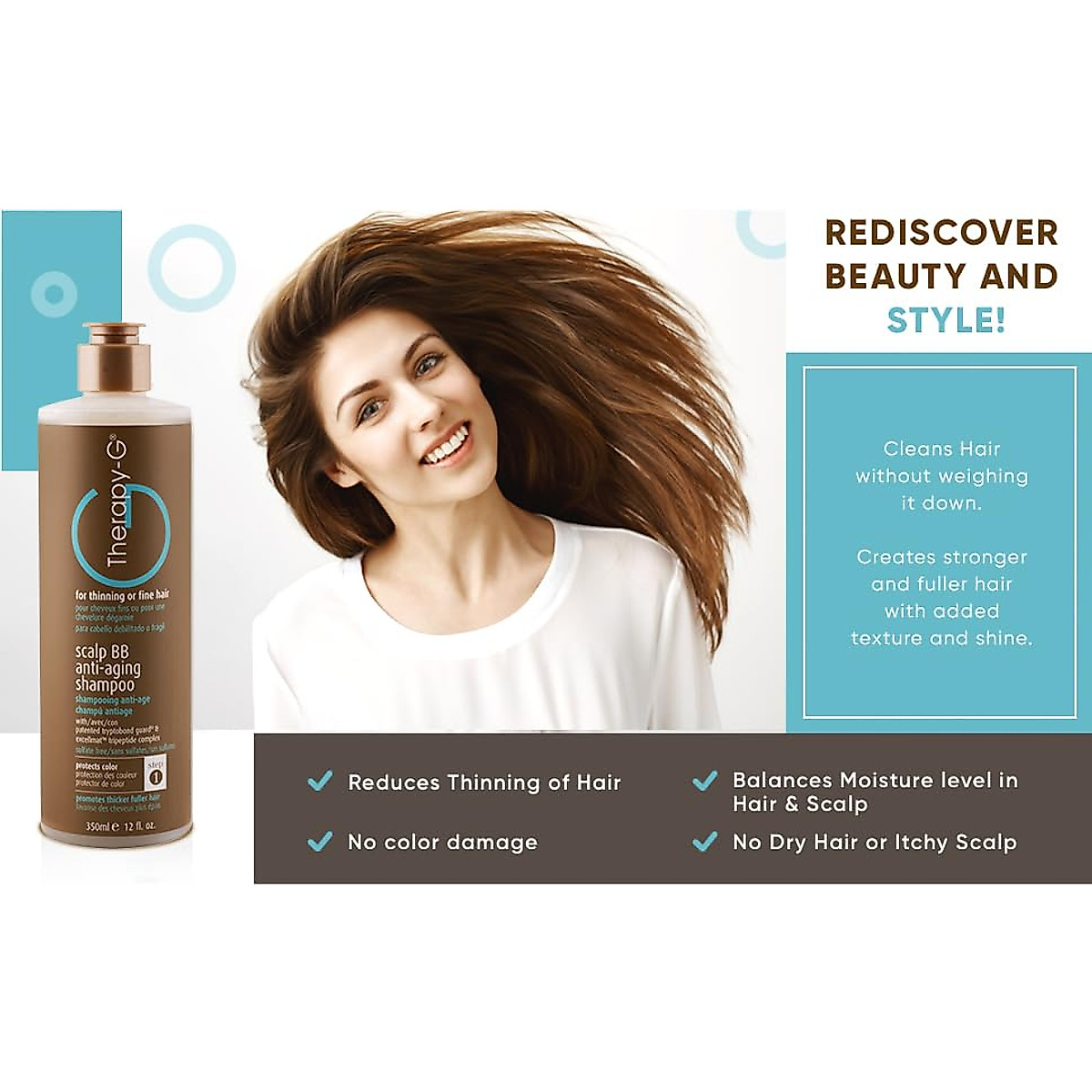 Therapy-G Scalp BB Anti-Aging Shampoo Liter 33.8 oz