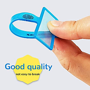 Guided Reading Strips, Dyslexia Tools for Kids, Colorful Text Overlays for Early Readers, ADHD Finger Trackers Highlight (2 Packs)