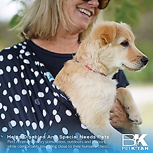 Pet K’tan Pet Carrier for Small to Medium Pets - Cat and Dog Soft Pet Carrier Sling - PawKadot, Small