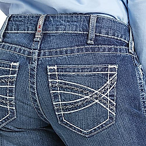 Ariat Women FR Flame Resistant DuraStretch Entwined Boot Cut Jean, Oceanside, 27 Regular