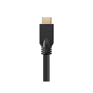 Monoprice HDMI Cable - 15 Feet - Black (No Logo) | High Speed, 4K@60Hz, HDR, 18Gbps, 26AWG, YUV 4:4:4, CL2, Compatible with UHD TV and More - Commercial Series
