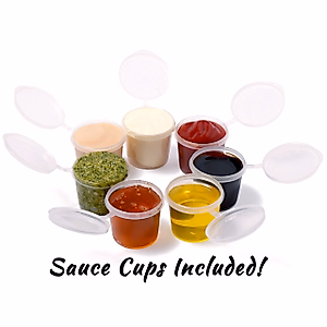 Glass Meal Prep Containers - 4-Pack 35 Oz. 3 Compartment Bento Box Lunch Containers | Bento Lunch Box Portion Control Containers | 3 Compartment Food Containers