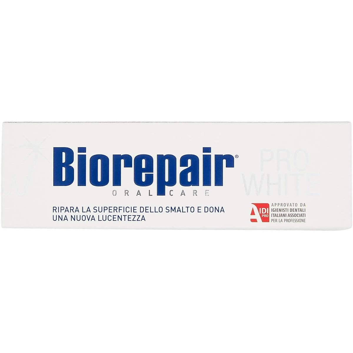 Biorepair: "Pro White" Whitening Toothpaste with microRepair - 2.5 Fluid Ounce (75ml) Tubes (Pack of 2) [ Italian Import ]
