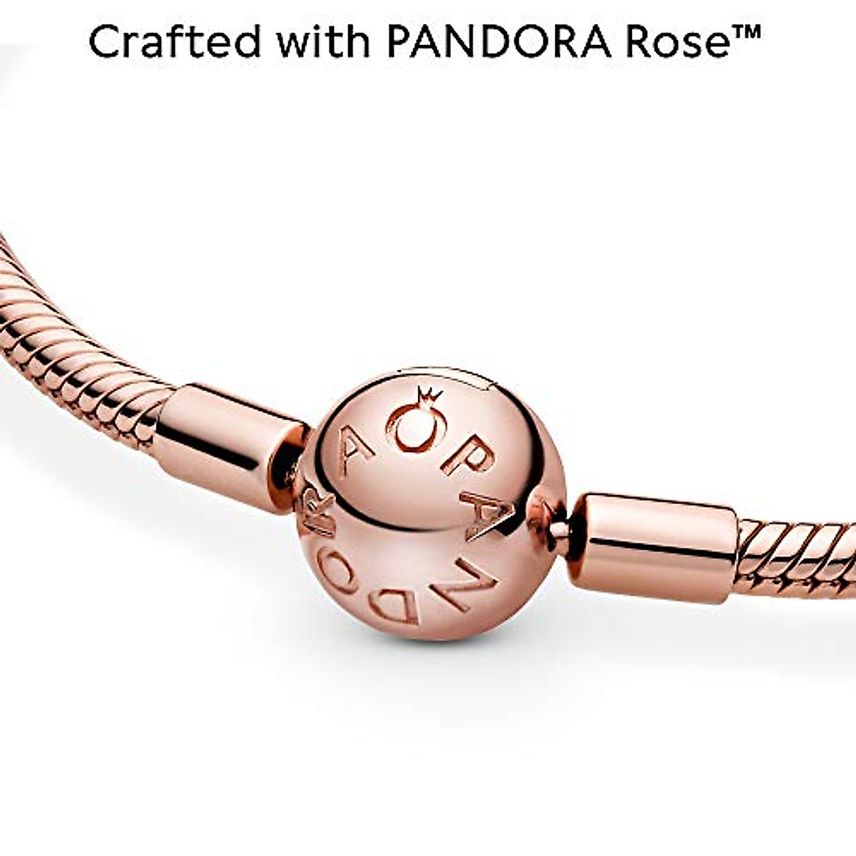 PANDORA Smooth Rose Clasp Bracelet