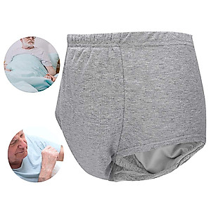 Adult Cloth Diaper, Soft Cloth Diapers for Adults Elderly Cloth Diaper Nappy Care Incontinence Care Panties Reusable Cloth Diaper Cover Washable Underwear for Elderly Patients Pregnant Women Pants (L)