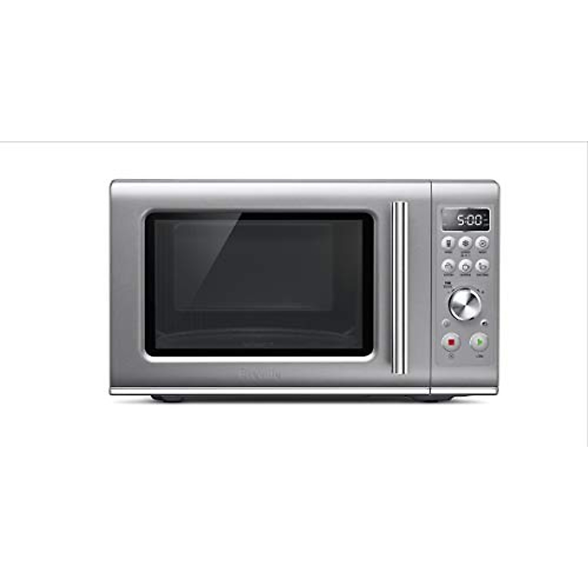 Breville Compact Wave Soft-Close Microwave Oven, Silver, BMO650SIL
