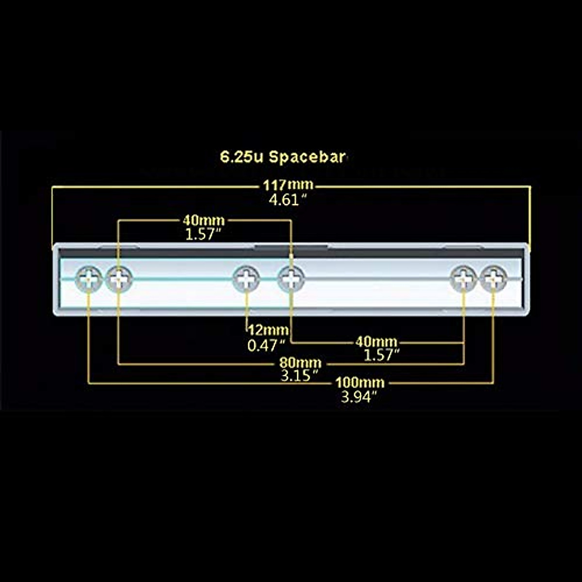 4 Keycap Set,Dye-subbed PBT Keycap, OEM Spacebar Keycap, Esc Keycap Enter Keycaps for DIY Cherry MX Gaming Mechanical Keyboard, Sea