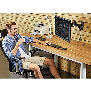 NB North Bayou TV Monitor Wall Mount Bracket Full Motion Articulating Swivel for 17-35" Monitors (Load Capacity from 4.4 to 22lbs) Double Extension F150-B