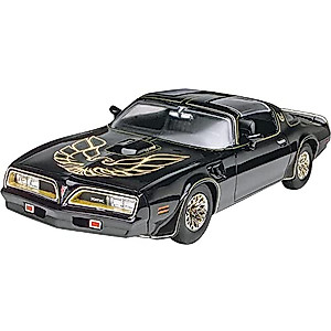 Revell 85-4027 Smokey and The Bandit '77 Pontiac Firebird Model Car Kit 1:25 Scale 89-Piece Skill Level 4 Plastic Model Building Kit, Black