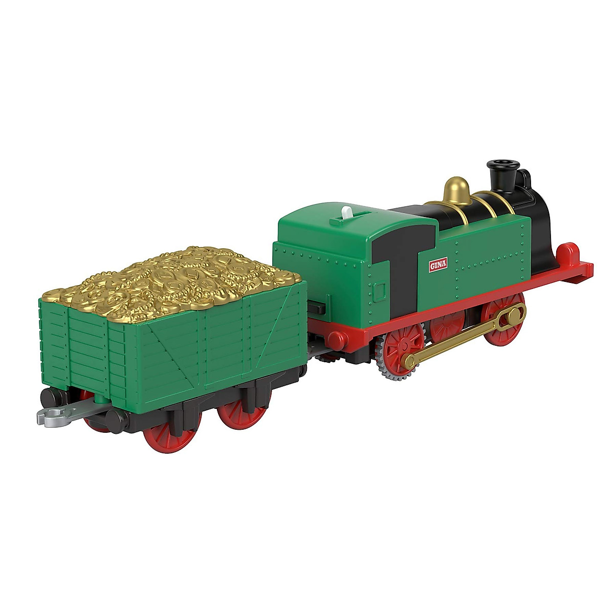 Thomas & Friends Trackmaster Gina, Motorized Toy Train Engine for preschoolers Ages 3 Years and Older, Model Number: GJX80