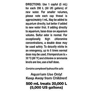 Seachem Prime Fresh and Saltwater Conditioner - Chemical Remover and Detoxifier 16.9 fl. oz